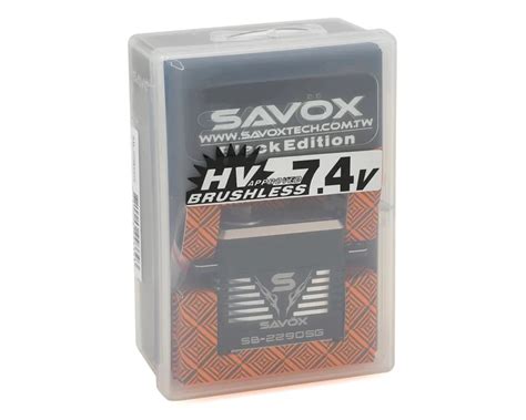 Savox SB 2290SG Black Edition Monster Torque Brushless Steel Gear Servo High Voltage SAV SB