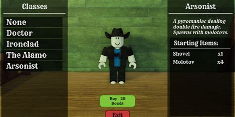 Dead Rails Class List Fyuu