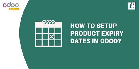 How To Setup Product Expiry Dates In Odoo