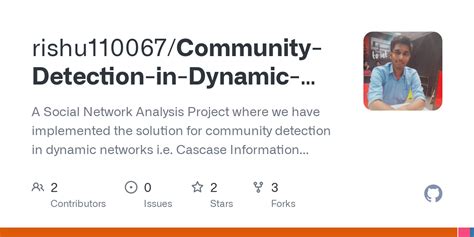 Github Rishu110067community Detection In Dynamic Social Networks A Social Network Analysis