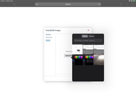 image upload on ios · issue 214 · tinymce tinymce vue · github