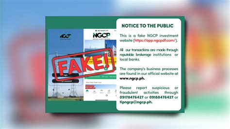 Ngcp Warns Vs Fake Investment Site Ptv News