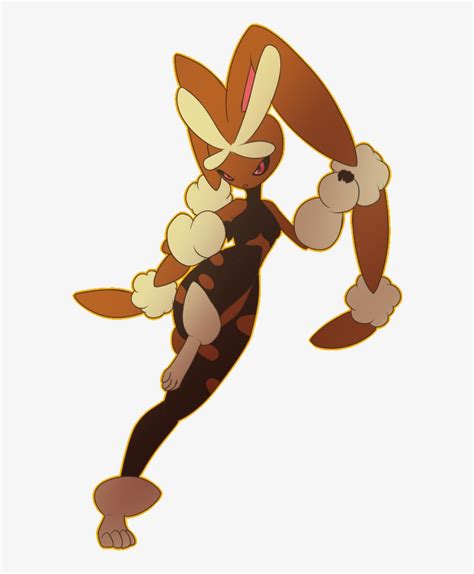 Mega Lopunny By Glitchedbat On Deviantart Mega Lopunny Fan Art Free Transparent Png Download