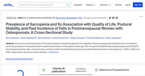 Prevalence Of Sarcopenia And Its Association With Quality Of Life