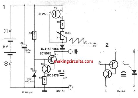 Simple Sawtooth Generator Circuit Making Easy Circuits