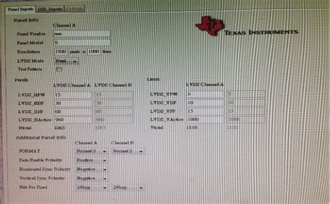 Sn65dsi84 Tooling Setting Interface Forum Interface Ti E2e Support Forums