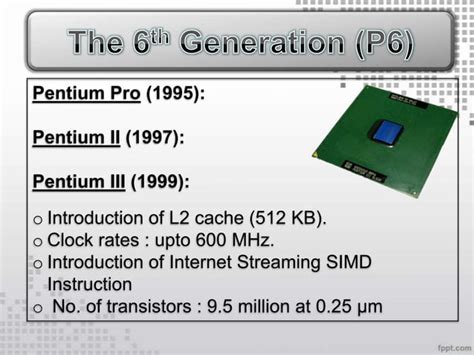 Timeline Of Processors Ppt