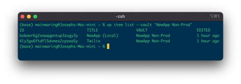 using 1password to share local secrets mainwaring dev