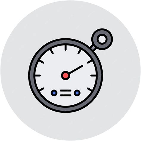 Premium Vector Tachometer Vector Illustration Style