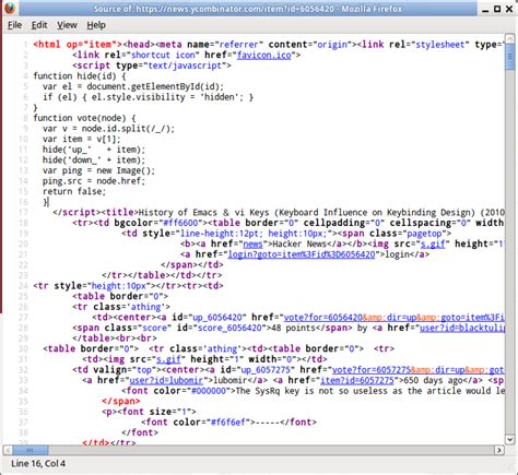 Html Style 1999 Hacker News