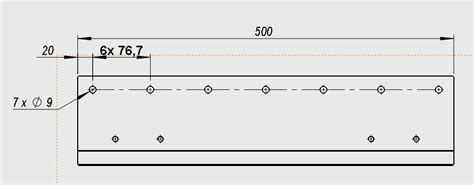 Linked Instance Count Of Dimensions Between Holes R Solidworks