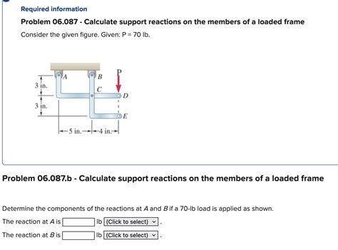 Solved Required Informationproblem 06 087 ﻿calculate