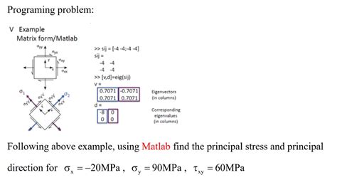 Solved Programing Problem V Example Matrix Formmatlab Oyy