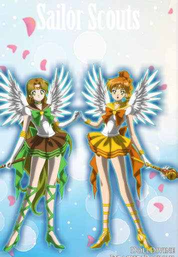 Sailor Earth And Sailor Sun By Yowanehaku01 On Deviantart