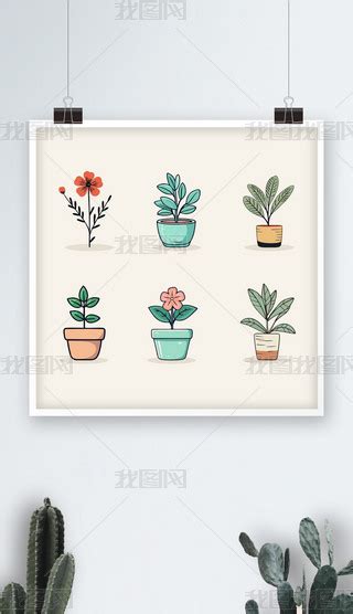 儿童画简笔画花专题模板 儿童画简笔画花图片素材下载 我图网