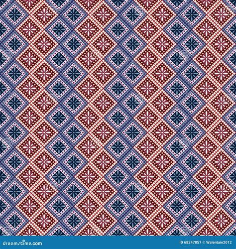 Seamless Vector Pattern Symmetrical Geometric Abstract Background With