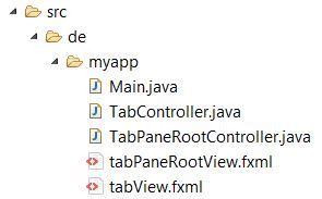 User Interface JavaFX How To Create 5x Identical Tabs Within A