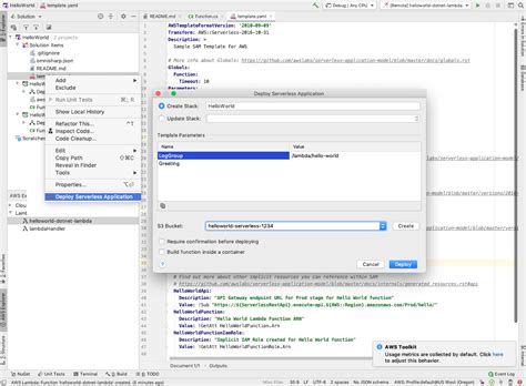 aws toolkit for rider