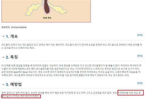 자위행위는 여드름의 원인