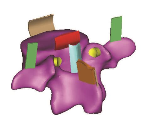 The Schematic Diagram Of Human Lumbar Spine Geometric And Finite Download Scientific Diagram