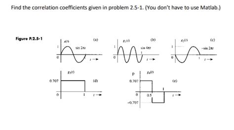 Answered Find The Correlation Coefficients Given Bartleby