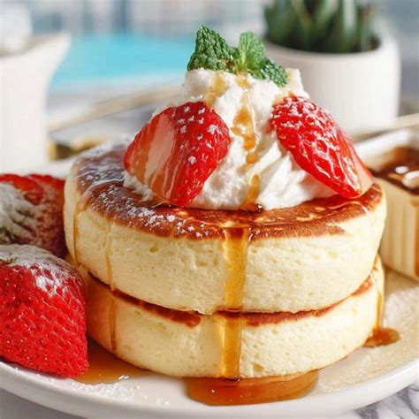 Jiggly Japanese Soufflé Pancakes