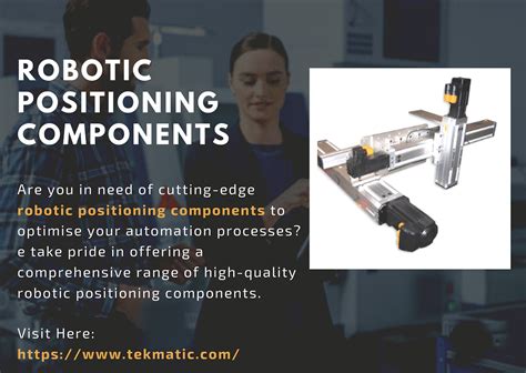 Discover Top Notch Robotic Positioning Components At Tekmatic Tek Matic Medium