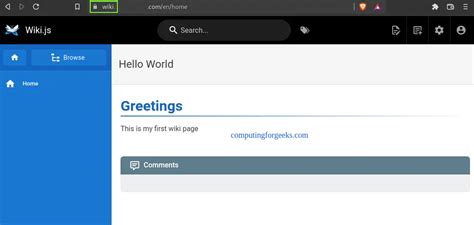 Install Wikijs On Ubuntu 220420041804 With Lets Encrypt Ssl Computingforgeeks