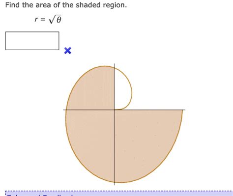 Solved Find The Area Of The Shaded Region R