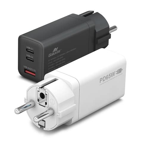 고부기 65w Pd Pps 접지형 Gan Usb 초고속 미니 3포트 멀티 충전기 Frisbee