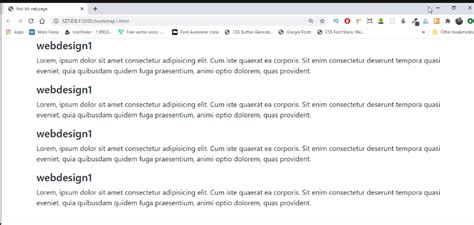 বুটস্ট্রেপ 4 5 কনটেইনার ও container fluid bootstrap container and