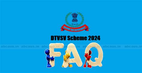 CBDT Revised Guidance Note FAQs On DTVSV Scheme