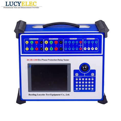 High Precision Six Phase Protection Relay Testing Kit China Oil