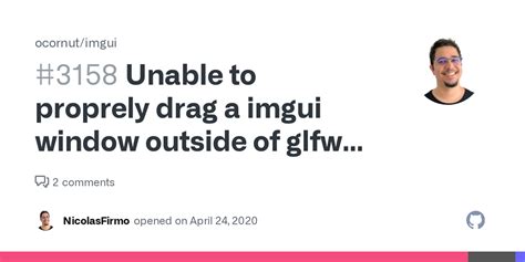 unable to proprely drag a imgui window outside of glfw window on xubuntu ubuntu linux · issue