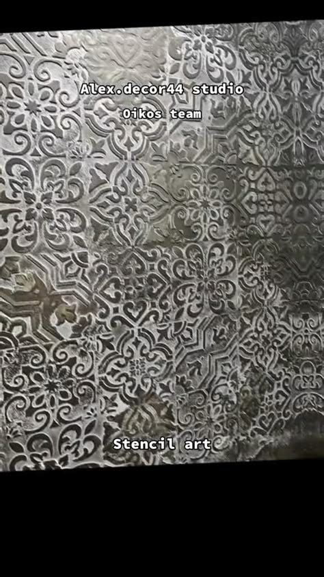 [Видео] «Красота и стиль 👨🏻‍🎨 Трафареты в декоре 🎨 в 2024 г Настенная роспись Окрашенные