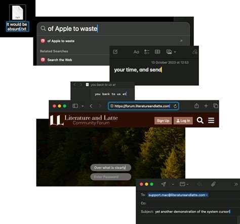 Huge Blue Pill Cursor In Scrivener 333 For Macos Sonoma Scrivener