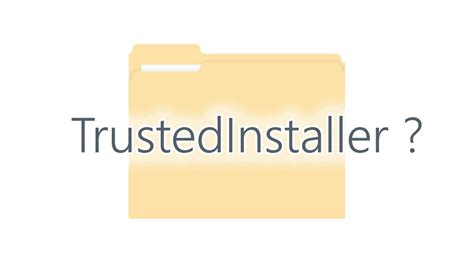 Запросите разрешение от Trustedinstaller Youtube
