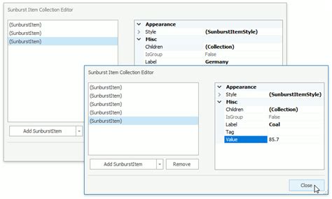 Lesson 1 Create An Unbound Sunburst Winforms Controls Devexpress Documentation