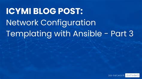 network to code on linkedin jinja2 networkautomation