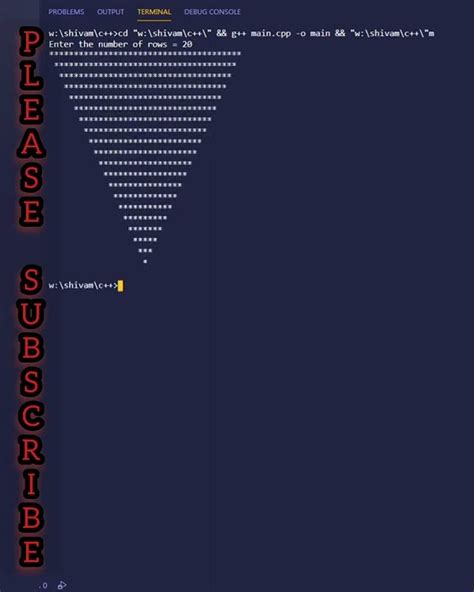 C Program To Print Pattern Shorts Coding Code Coder Reels