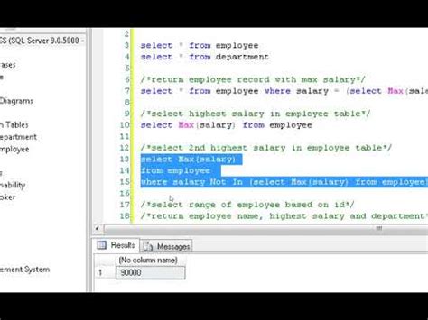 6 SQL Query Interview Questions YouTube