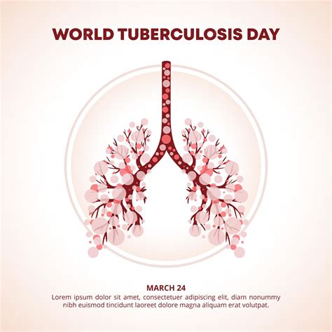 Premium Vector World Tuberculosis Day Background With An Illustrator
