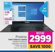 Proline Intel Celeron Laptop Offer At Game
