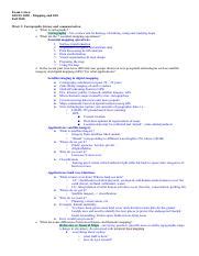 Mapping And GIS Midterm Review Pdf Exam Review GEOG 2480 Mapping And GIS Fall 2018 Week 1