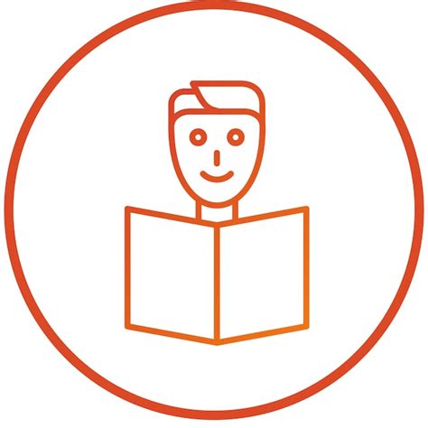 Premium Vector Reading Icon Style