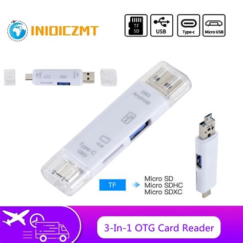 Type C USB 3 In 1 OTG Card Reader High Speed Universal OTG TF USB For Micro SD TF OTG