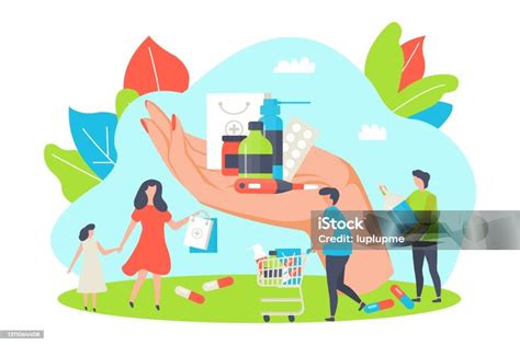 원조 인도주의적 지원을 위한 기부 벡터 일러스트레이션 사회 자선 단체의 커뮤니티 에 대한 관심 사람 남자 여자 캐릭터 수집 의학 개념에 대한 스톡 벡터 아트 및 기타 이미지