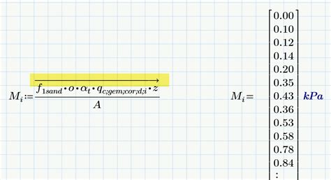 Multipling Differences In Excel And Mathcad Ptc Community