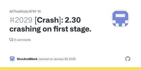 Crash 230 Crashing On First Stage · Issue 2029 · Allthemodsatm