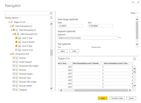 power query adobe analytics connector power query microsoft learn